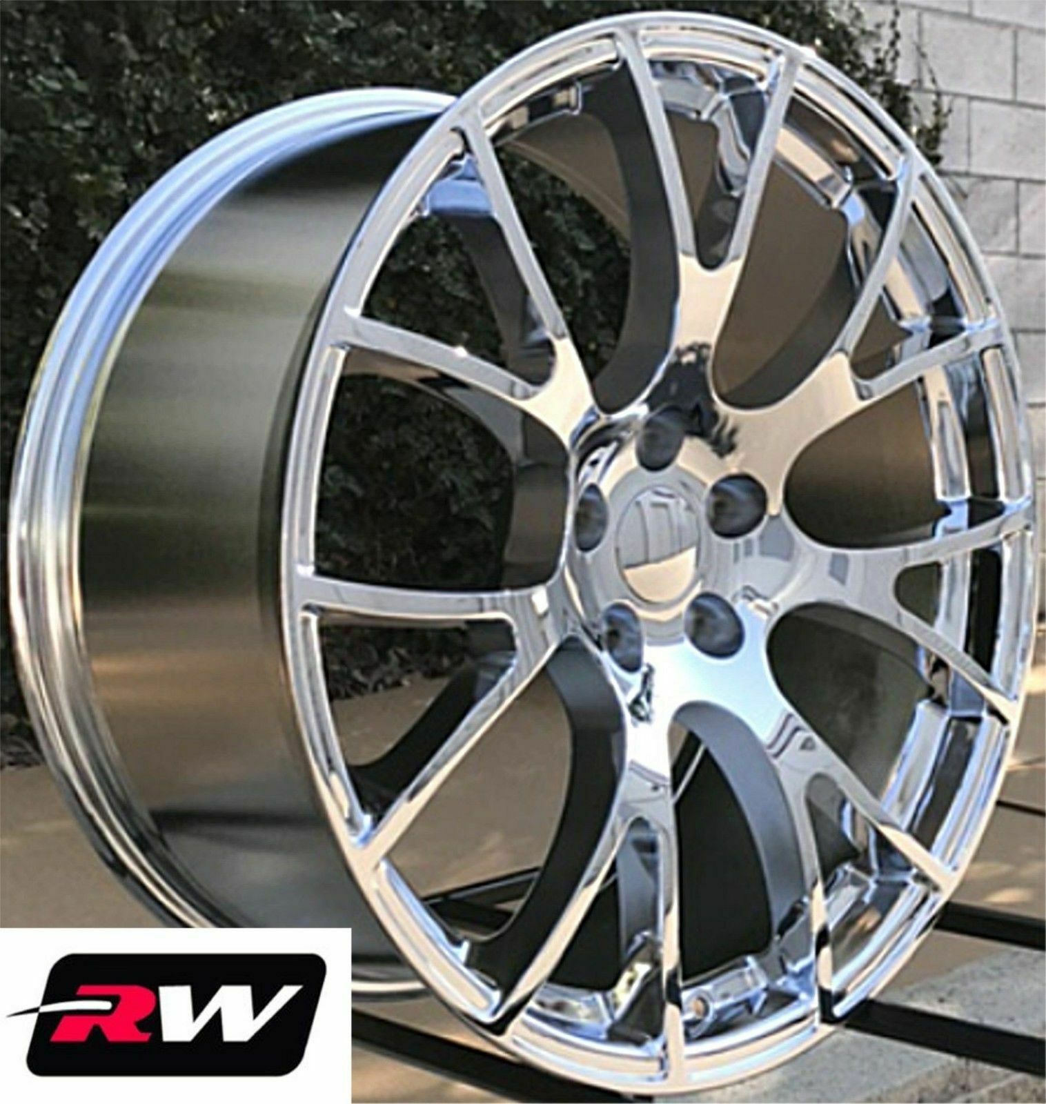 20 X9 Inch Dodge Challenger Srt Hellcat Oem Replica Wheels Chrome Rims